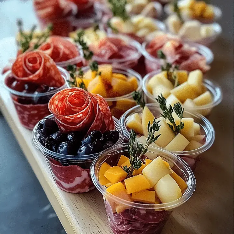 Individual Charcuterie Cups - My Cooking Aid