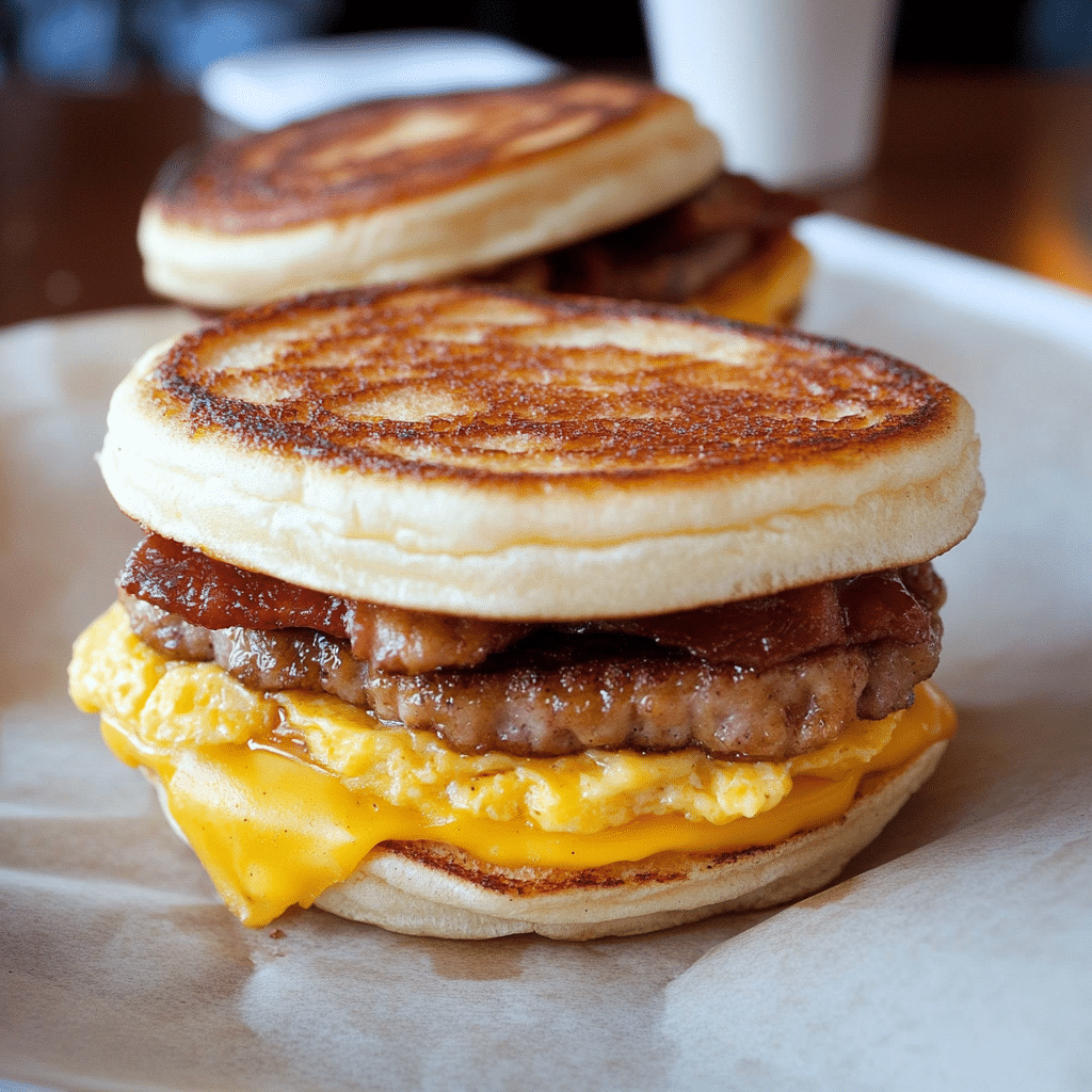 Easy Homemade McGriddle Breakfast Sandwiches - My Cooking Aid