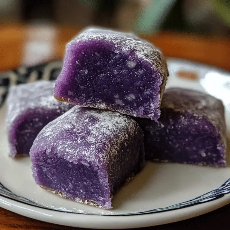 Ube Mochi Recipe - My Cooking Aid