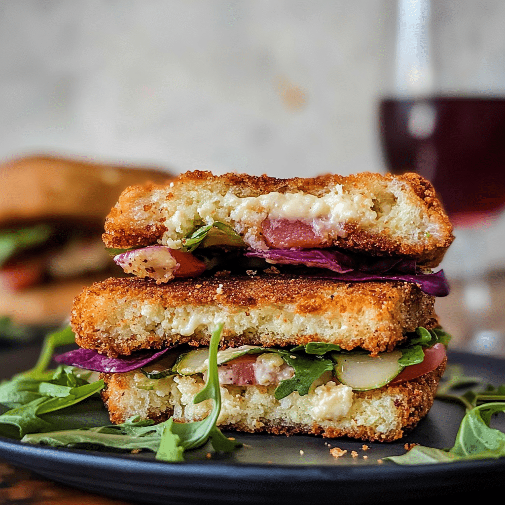 Cauliflower Schnitzel Sandwiches - My Cooking Aid