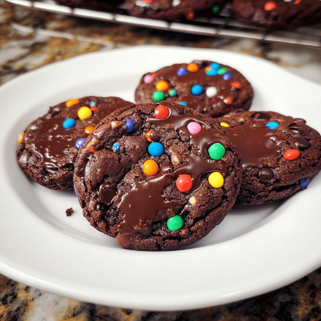 Cosmic Brownie Cookies - My Cooking Aid