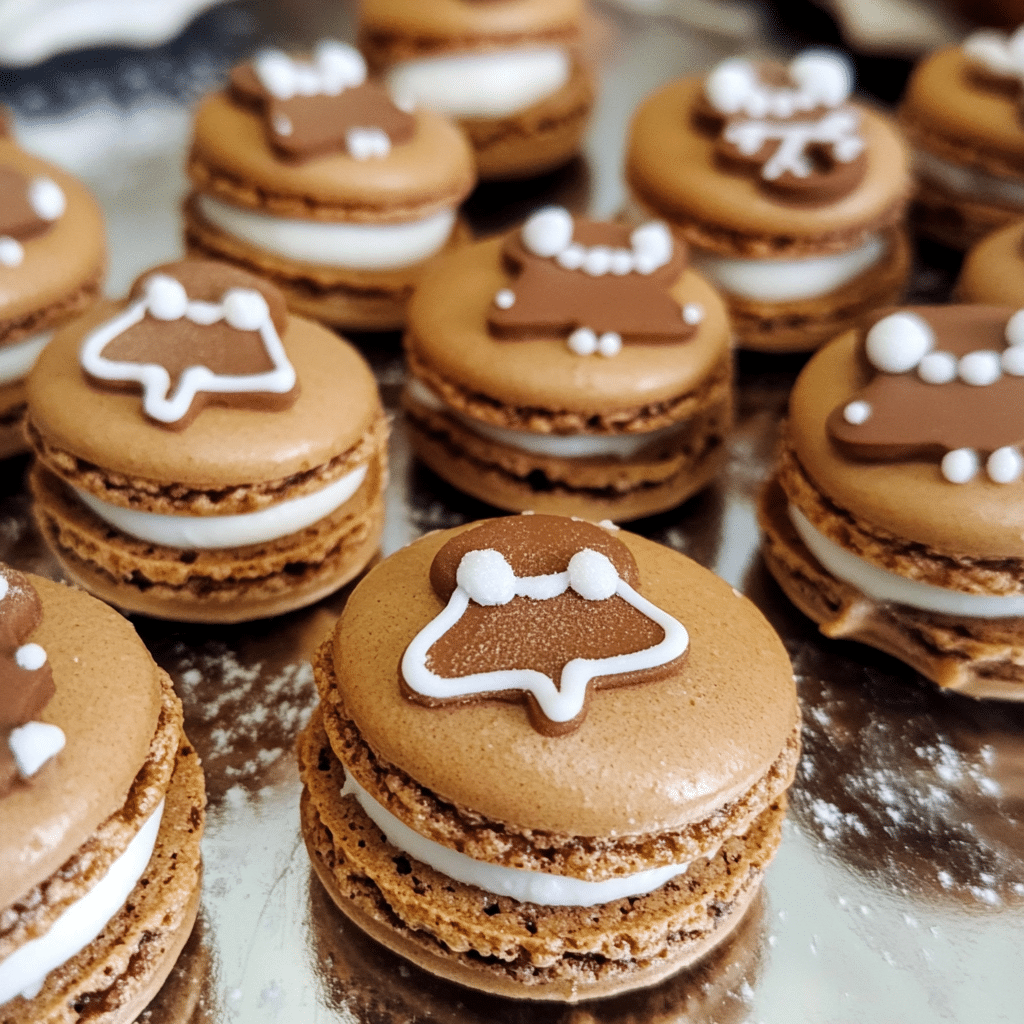 Gingerbread Macarons - My Cooking Aid