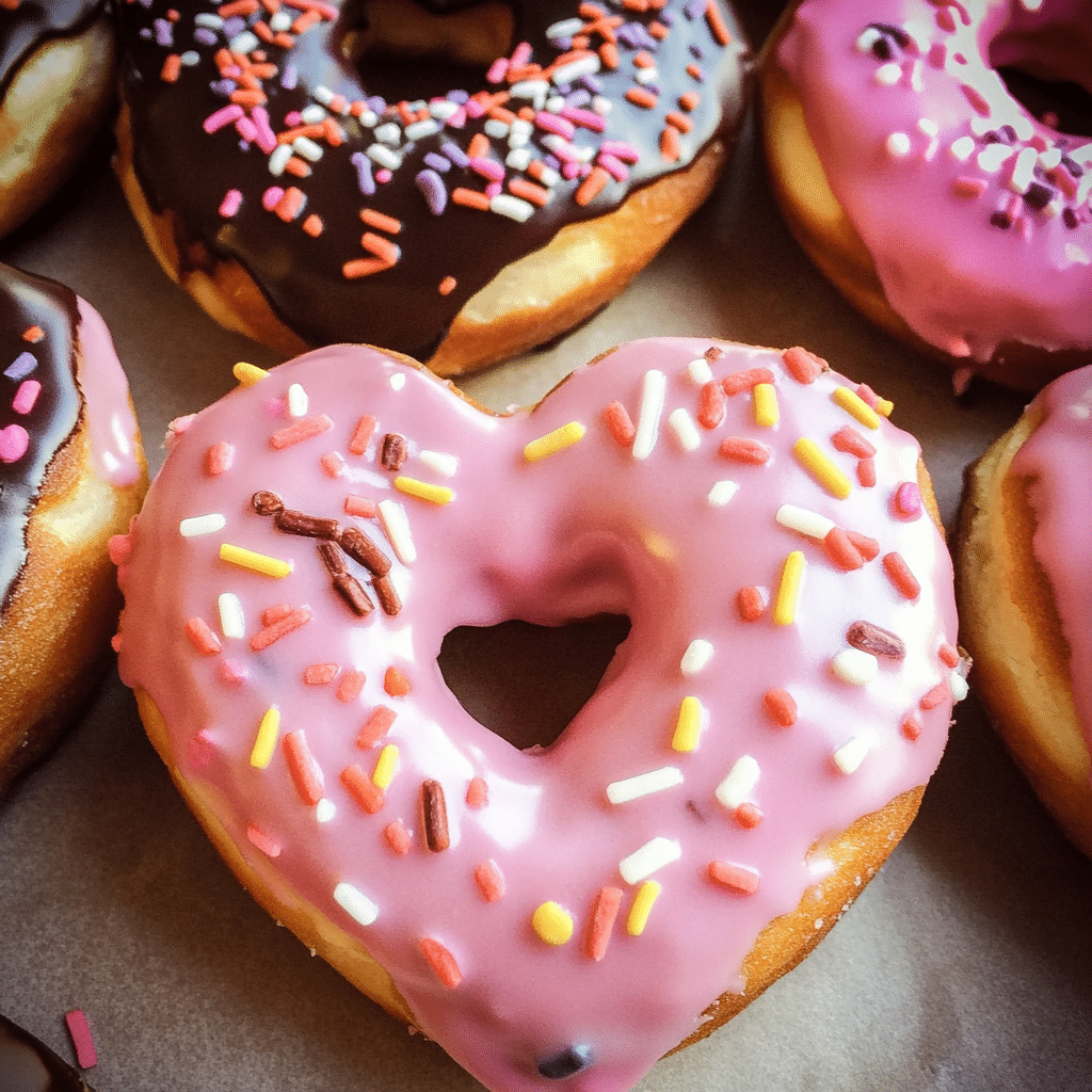 Heart Shaped Donuts