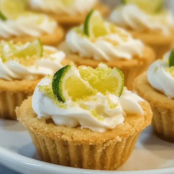 Key Lime Pie Cookie Cups