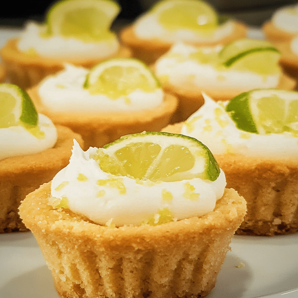Key Lime Pie Cookie Cups