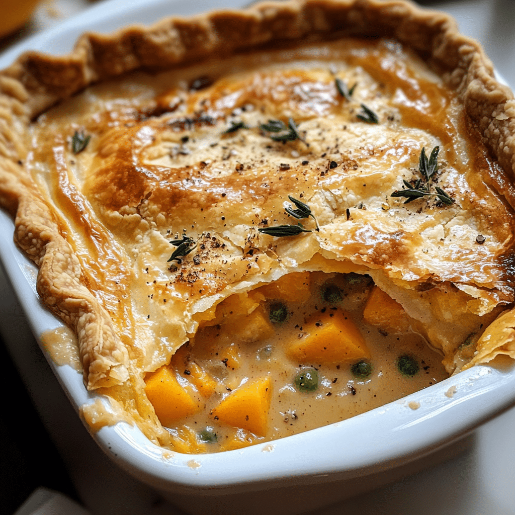 Loaded Butternut Squash Pot Pie - My Cooking Aid