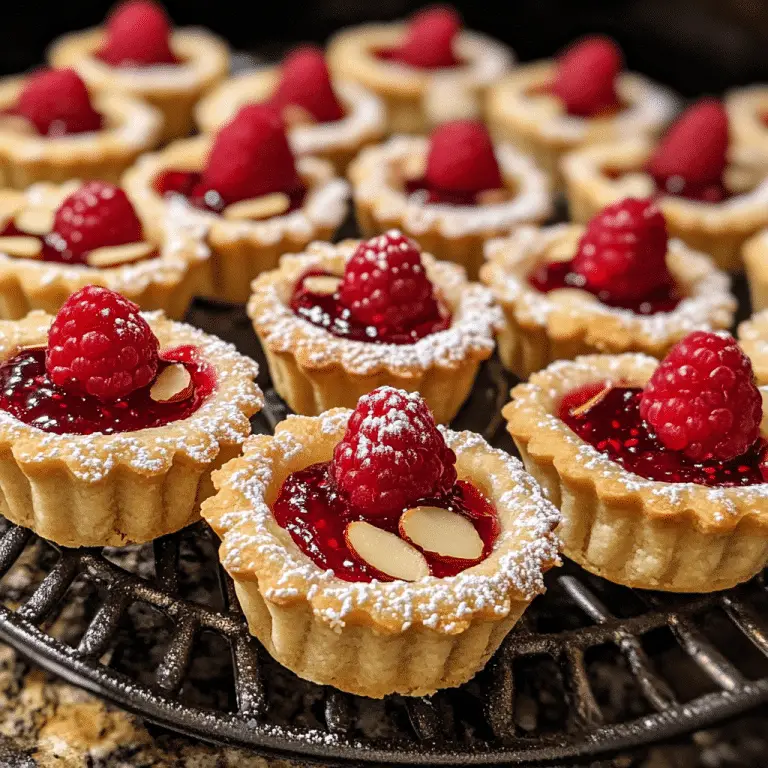 Mini Raspberry Almond Tarts