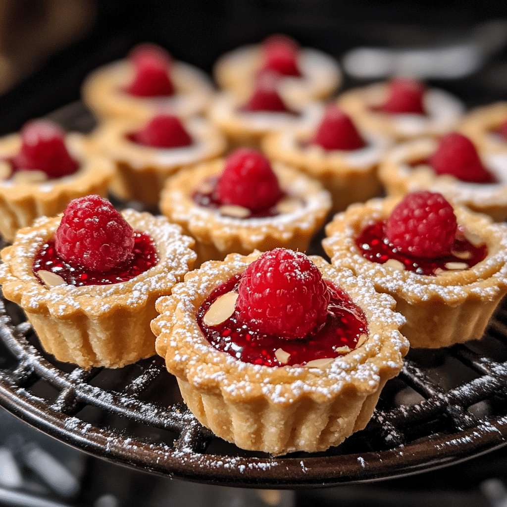 Mini Raspberry Almond Tarts